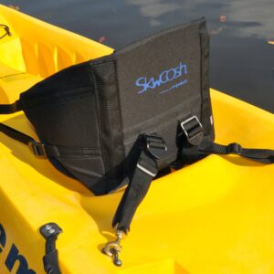 Skwoosh Kayak Comfort Mid Height Back Kayak Seat with Adjustable Lumbar Support | 13.5" tall back | Made in USA