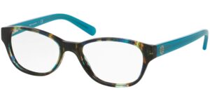 tory burch ty2031 eyeglass frames 3153-49 - blue brown tort/blue lark ty2031-3153-49