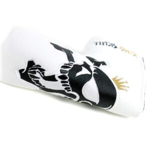 CNC GOLF King Skull Black & White Putter Cover Headcover for Scotty Cameron Taylormade Odyssey Blade