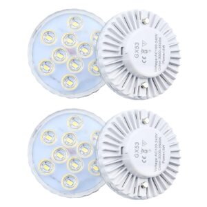 bonlux gx53 led bulb 5w, gx53 led light bulb warm white gx53 under cabinet lights gx53 led puck light for cabinet, ceiling lighting, showcase, exhibition, shop showroom lighting (pack of 4)