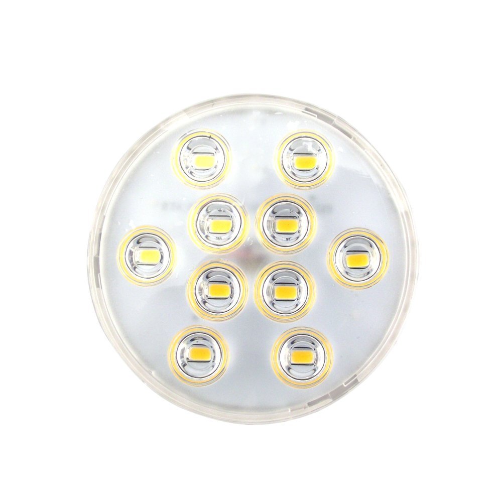 Bonlux Gx53 LED Bulb 5W, Gx53 LED Light Bulb Warm White Gx53 Under Cabinet Lights Gx53 LED Puck Light for Cabinet, Ceiling Lighting, Showcase, Exhibition, Shop Showroom Lighting (Pack of 4)