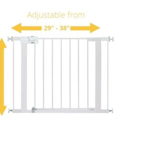 Safety 1st 2 Pack Easy Install 28" Walk Thru Gate, Fits Between 29" and 38"