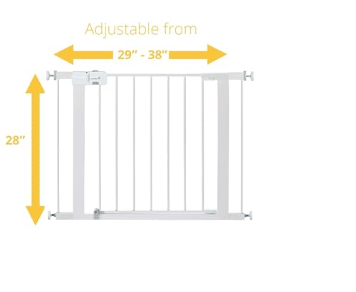 Safety 1st 2 Pack Easy Install 28" Walk Thru Gate, Fits Between 29" and 38"