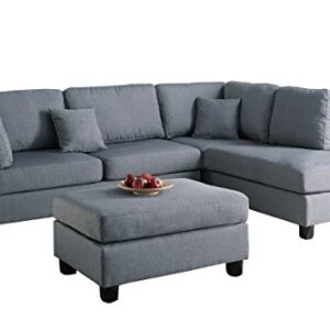 Poundex Upholstered Sofas/Sectionals/Armchairs, Grey