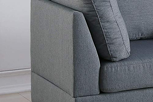 Poundex Upholstered Sofas/Sectionals/Armchairs, Grey