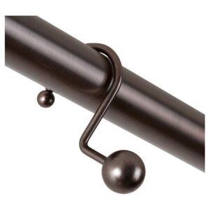 threshold orb home ball shower hooks - bronze