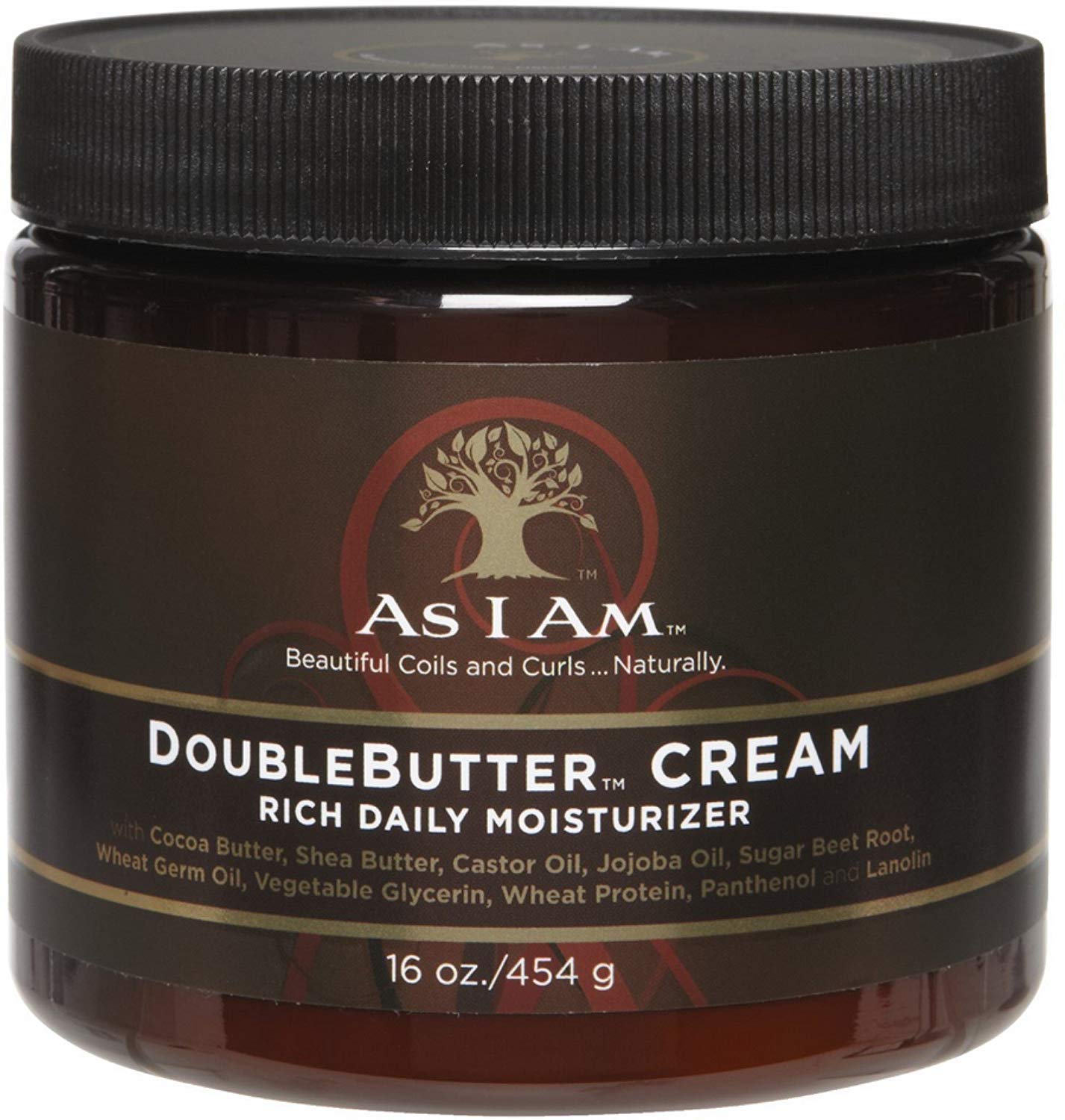 As I Am Double Butter Cream, 16 oz (Pack of 8)