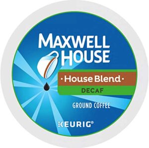 maxwell house, decaf house blend coffee keurig k-cups, 96 count