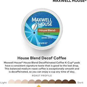 Maxwell House, Decaf House Blend Coffee Keurig K-Cups, 96 Count