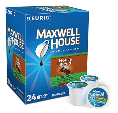 Maxwell House, Decaf House Blend Coffee Keurig K-Cups, 96 Count