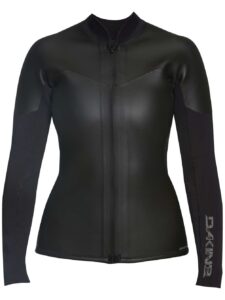 dakine women's 2mm neo long sleeve jacket, black, s