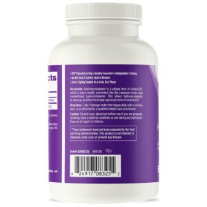 AOR, Hydroxy B12, Supports Cardiovascular Health, Nerve Function and Detoxification, Dietary Supplement, Vegan, 60 servings (60 lozenges)