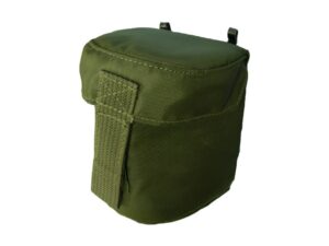 od green padded protective lens pouch for 2.5x 3x night vision magnifier or camera lens, p/n a3187448