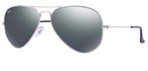 ray-ban rb3025 aviator large metal 003/40 62m silver/gray mirror aviator sunglasses for men for women + bundle with designer iwear eyewear kit