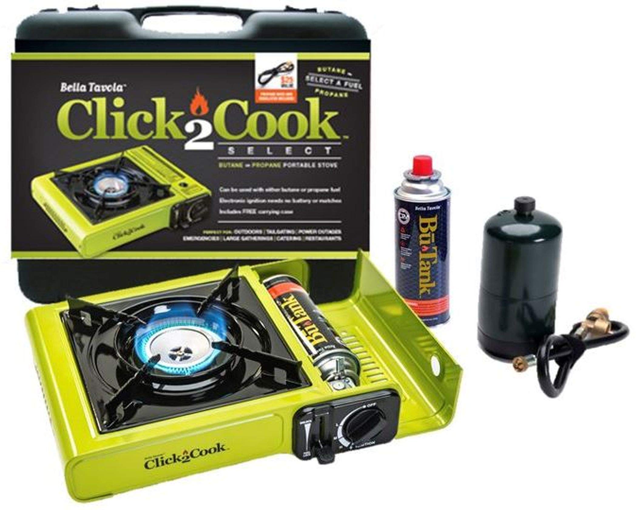 Bella Tavola BT-4500 Click2Cook Butane/Propane Portable Stove