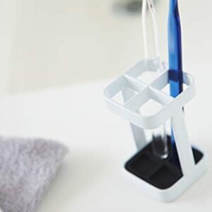 Yamazaki Home Tower Slim Toothbrush Stand – Bathroom Holder Organizer