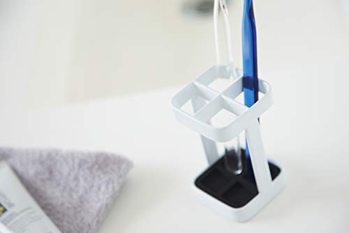 Yamazaki Home Tower Slim Toothbrush Stand – Bathroom Holder Organizer