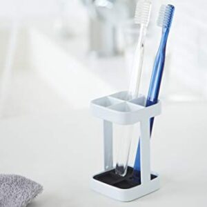 Yamazaki Home Tower Slim Toothbrush Stand – Bathroom Holder Organizer