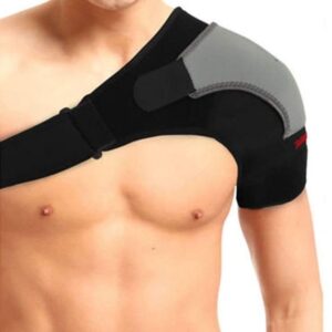 Mcolics Shoulder Support Joint Compression Warmth Protective Gear Adjustable Pad Belts Badminton Basketball Fitness Sports Shoulder Protector Arthritis Pain Shoulder Support Strap (Left Shoulder)