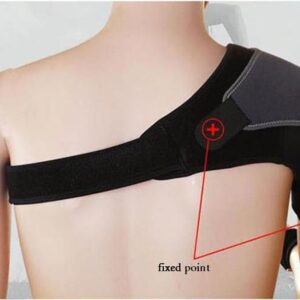 Mcolics Shoulder Support Joint Compression Warmth Protective Gear Adjustable Pad Belts Badminton Basketball Fitness Sports Shoulder Protector Arthritis Pain Shoulder Support Strap (Left Shoulder)