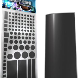 LightDims Original Strength Light Dimmer LED Covers (2 Sheets) Shapes & Uncut Sheet for Electronics & Appliances & More. Professional Retail Packaging