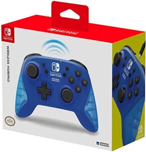 nintendo switch wireless horipad (blue) by hori - officially licensed by nintendo