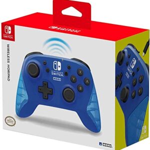 Nintendo Switch Wireless HORIPAD (Blue) by HORI - Officially Licensed by Nintendo