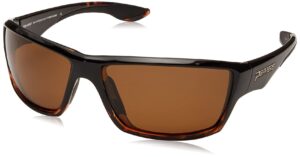 peppers unisex adult pipeline sunglasses, shiny black/tortoise/brown, 65 mm us