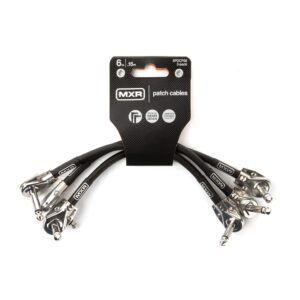 mxr patch cable 6 in|15 cm - 3 pack (3pdcp06)