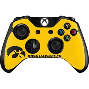 skinit decal gaming skin compatible with xbox one controller - officially licensed university of iowa university of iowa design