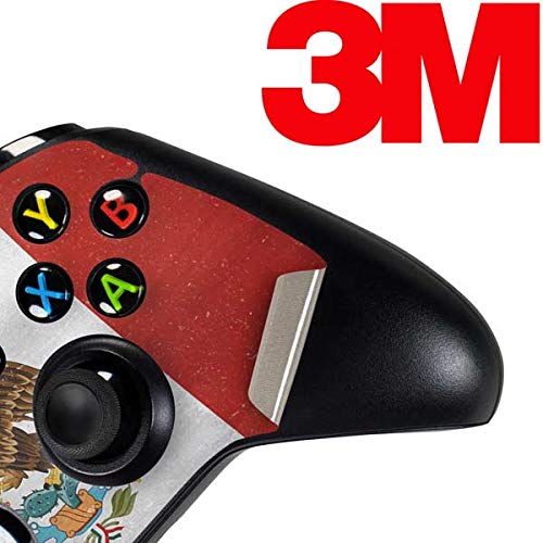 Skinit Decal Gaming Skin compatible with Xbox One Controller - Originally Designed Mexico Flag Distressed Design