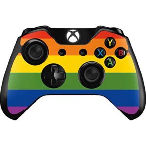 skinit decal gaming skin compatible with xbox one controller - originally designed the rainbow flag design