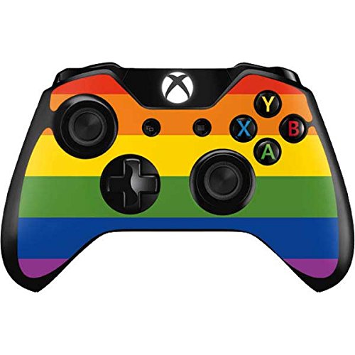 Skinit Decal Gaming Skin Compatible with Xbox One Controller - Originally Designed The Rainbow Flag Design