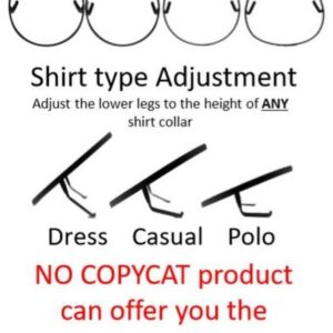 SIZE SELECTED: 16 Off-White | THE ORIGINAL Collar Support System | Collar Stays | NOT MADE of cheap, useless plastic like Copycat products.