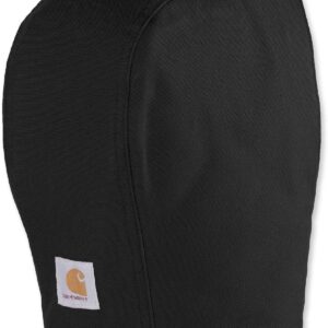 Carhartt mens Firm Duck Insulated Hood Winter Hat, Black, 2XL 5XL US