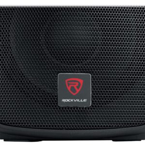 Rockville BPA10 10" Professional Powered Active 400w DJ PA Speaker w Bluetooth, Black