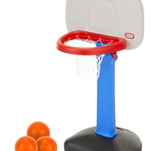 Little Tikes Easy Score Basketball Set, Blue, 3 Balls - Amazon Exclusive, 23.75 x 22 x 61 inches