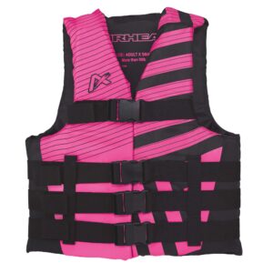 airhead women’s trend life jacket, coast guard approved, x-small, pink