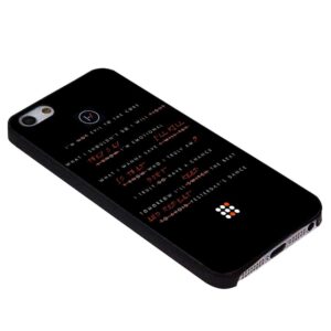 twenty one pilots i am not evil for iphone case (iphone 5/5s white)