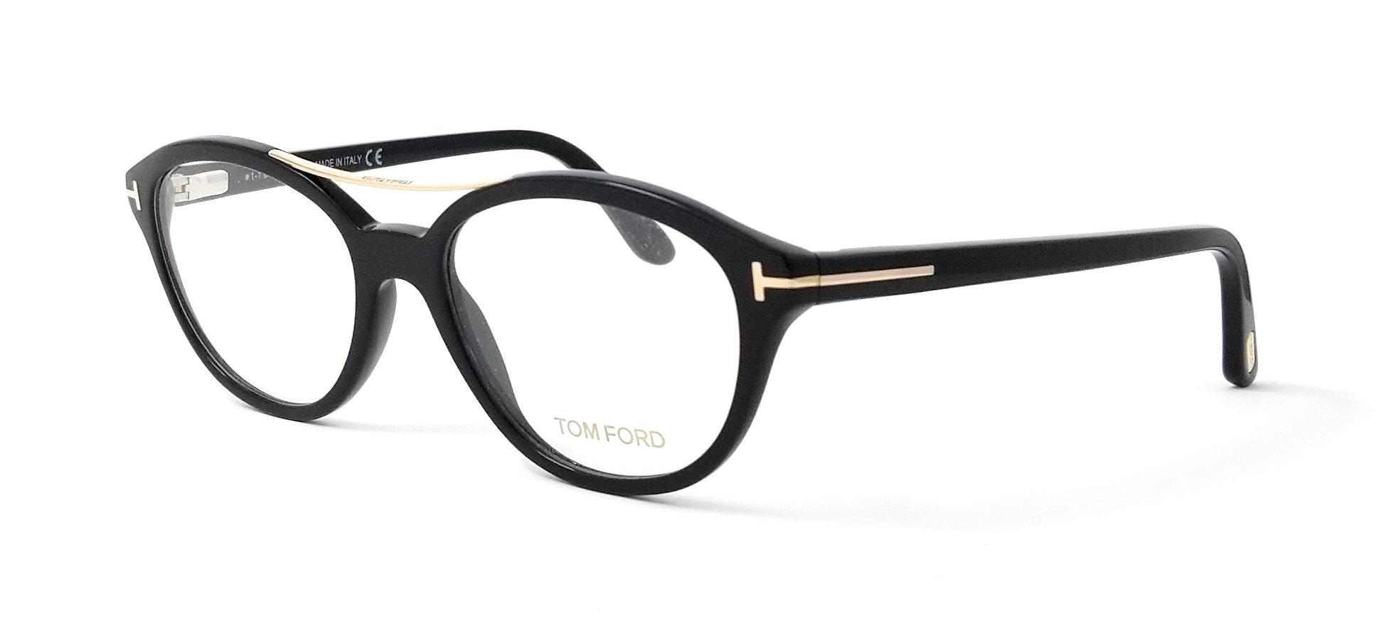 Tom Ford Prescription Eyeglasses - FT5412 001 - Shiny Black (52/17/140)