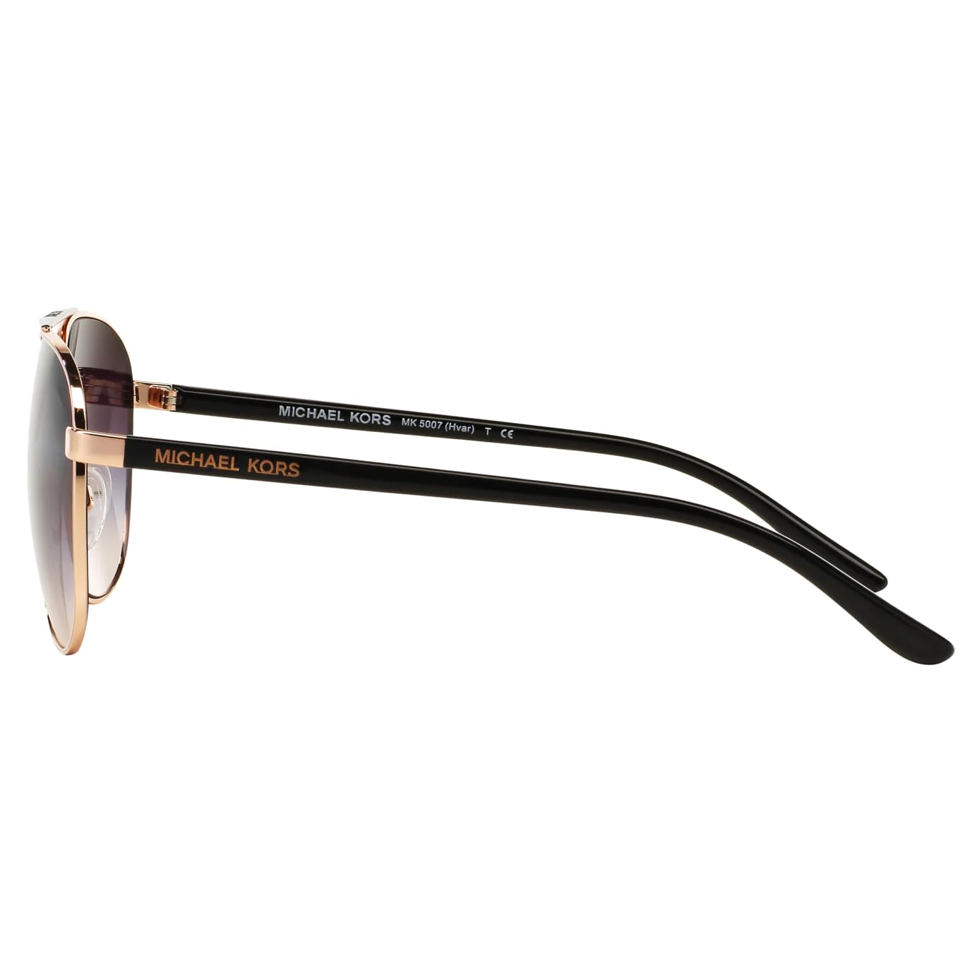 Michael Kors Woman Sunglasses Rose Gold Frame, Grey Rose Gradient Lenses, 59MM