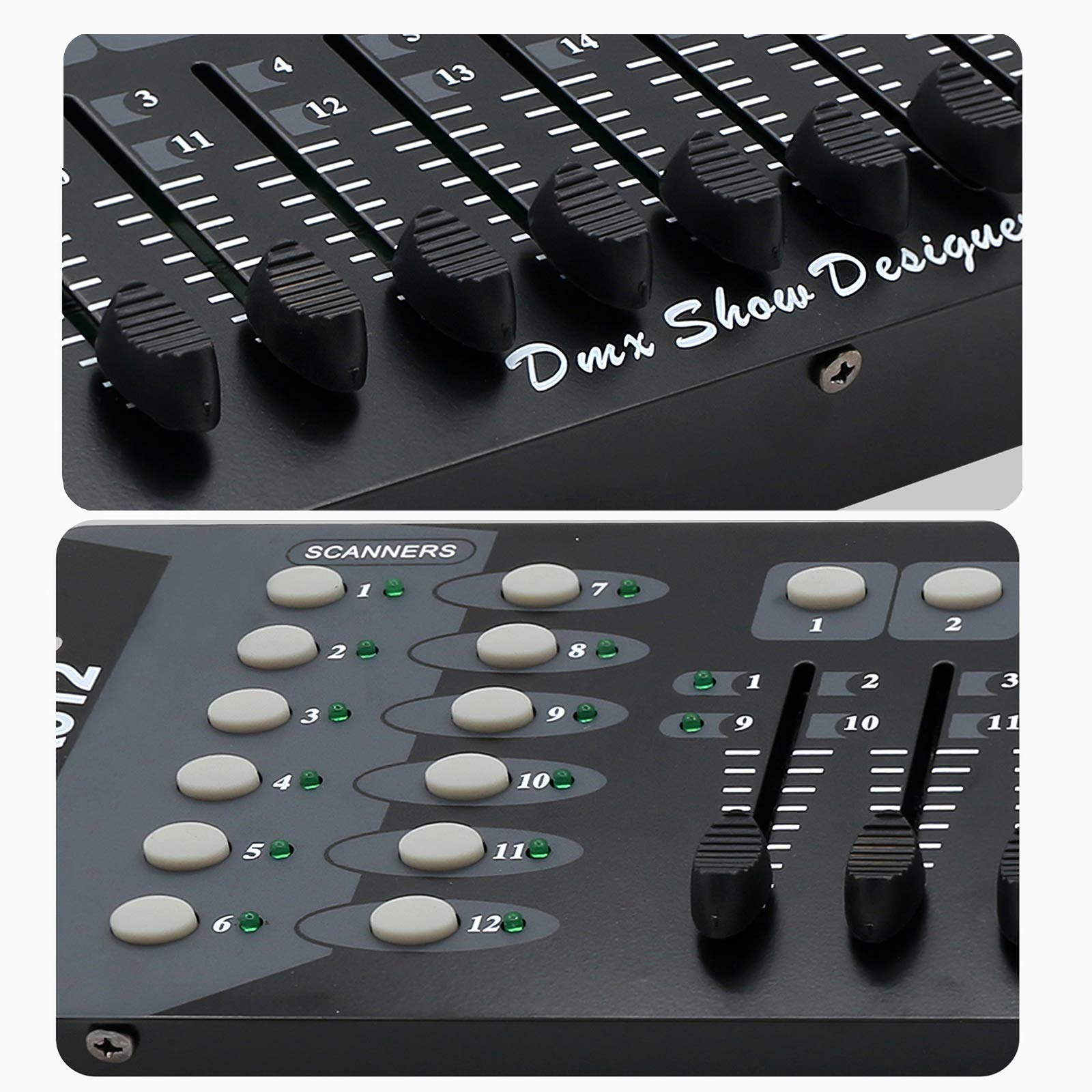 Dmx Controller, Dmx Console,192CH Dmx512 Console, With 2m/6.6 ft DMX Signal Cable, Controller Panel Use For Editing Program Of Stage Lighting Runing