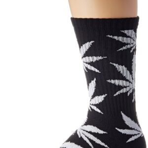 Athletic Sports High Crew Socks for Men Women Leaf Cotton Sock(4 Pairs Mix Color)