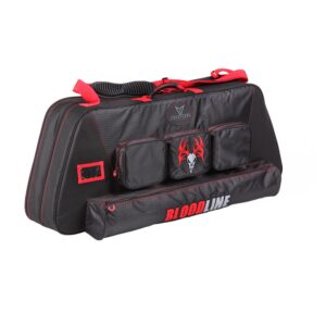 30-06 outdoors bloodline signature series double compound bow soft case, 42 inch, black/red