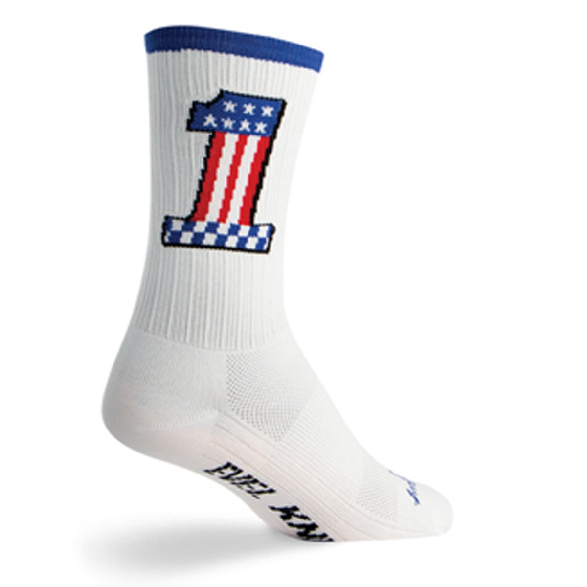 SockGuy, SGX Performance Socks, 6-Inch Cuff Height - Small/Medium, Evel 1