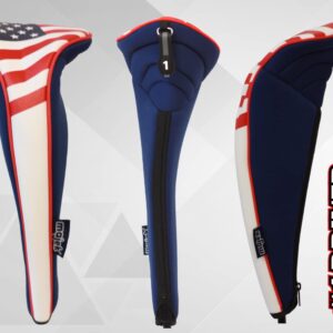 USA Patriot Golf Zipper Head Covers Driver #1 Headcover Neoprene