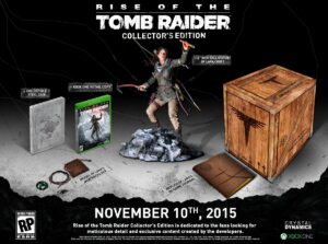 rise of the tomb raider collectors edition (xbox one)