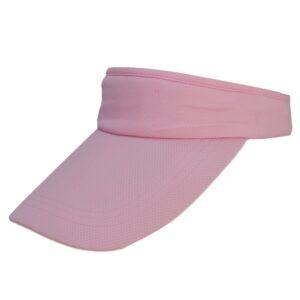 summer outdoor sports beathable long brim empty top baseball sun cap hat visor pink