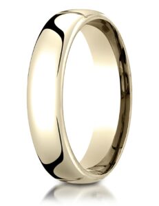 10k gold 5.5mm european comfort-fit ring size 8