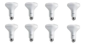 philips led dimmable br30 light bulb: 650-lumen, 2700-kelvin, 9-watt (65-watt equivalent), e26 base, soft white, 8-pack